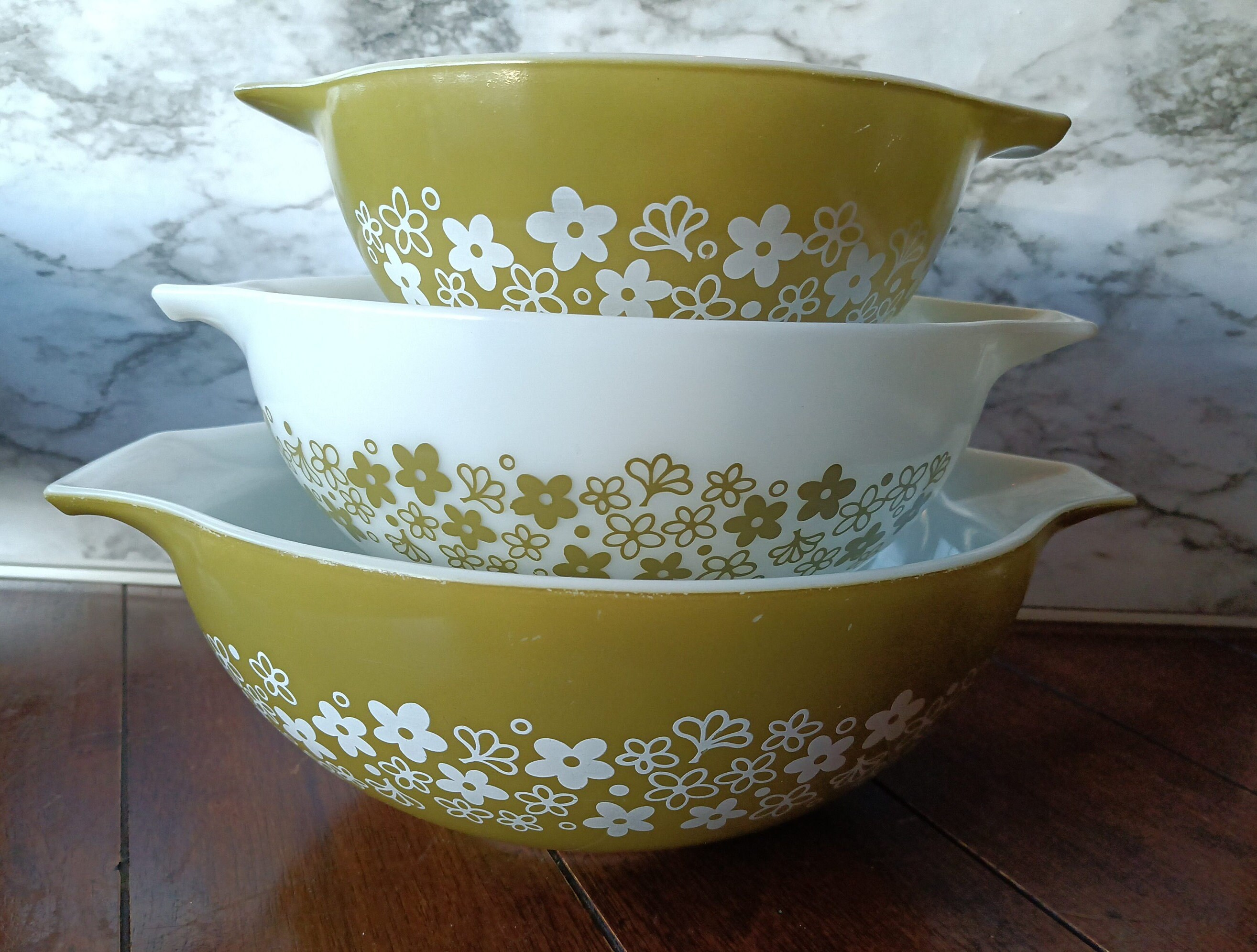 Spring Blossom Pyrex Cinderella Bowls Set of 3 - Etsy