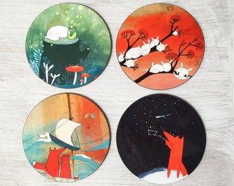 Coasters in a Box | Etsy