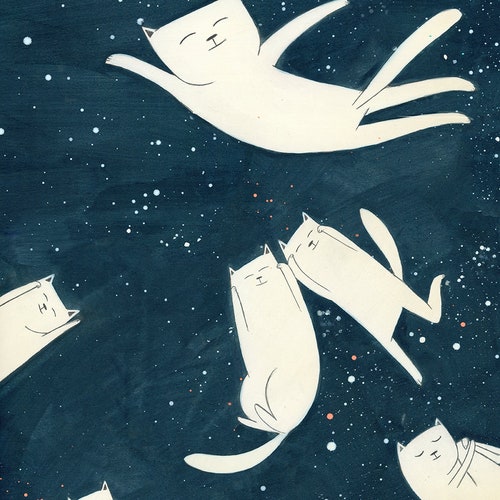 The Cat Universe Art Print - Etsy