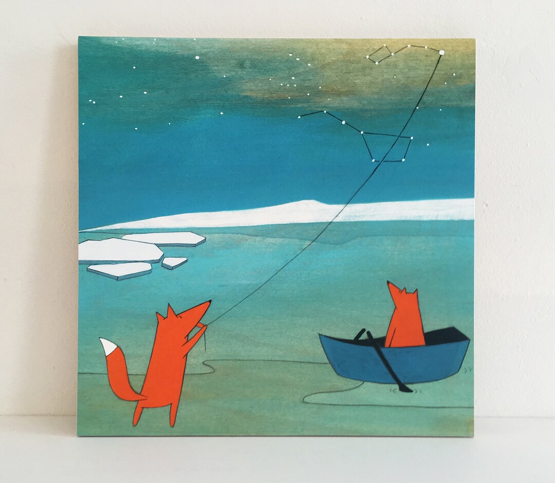 The North Star - 8"x8" Mounted Print - Etsy