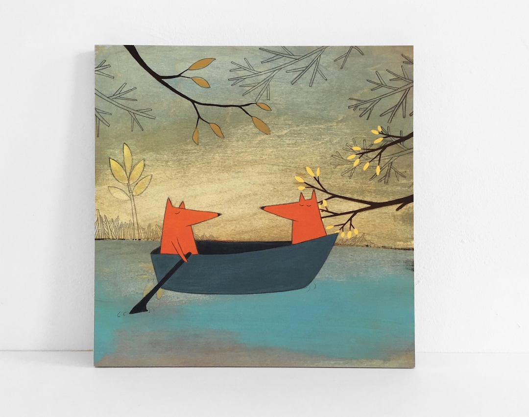 Going North - 8"x8" Mounted Print - Etsy