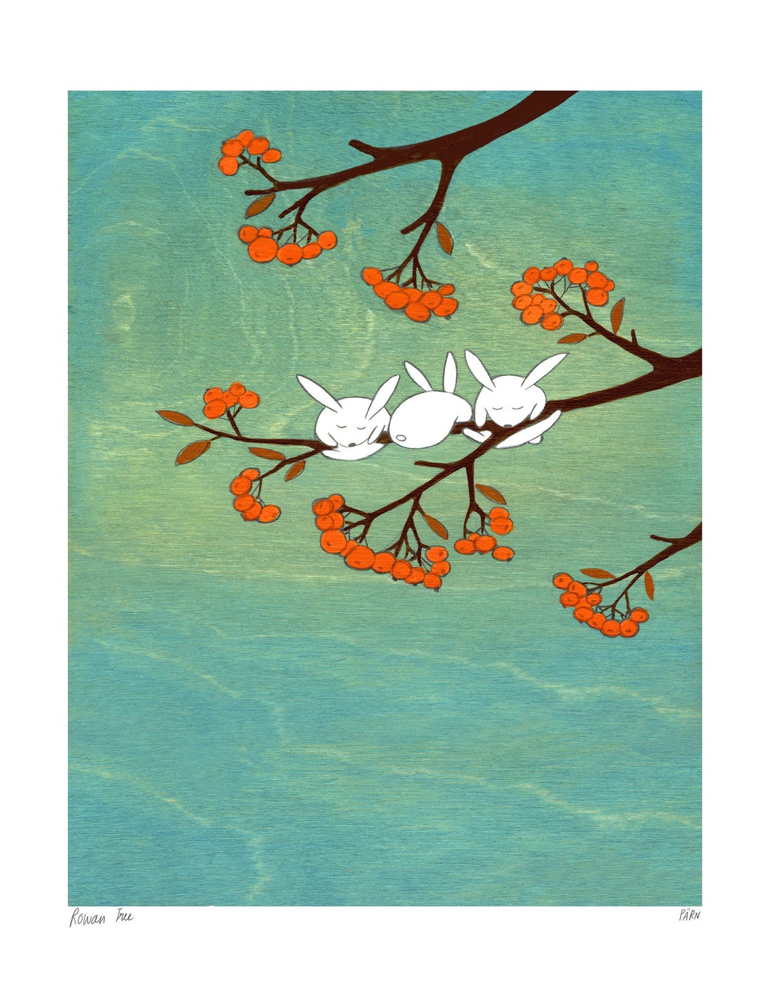 Rowan Tree - Art Print - Etsy