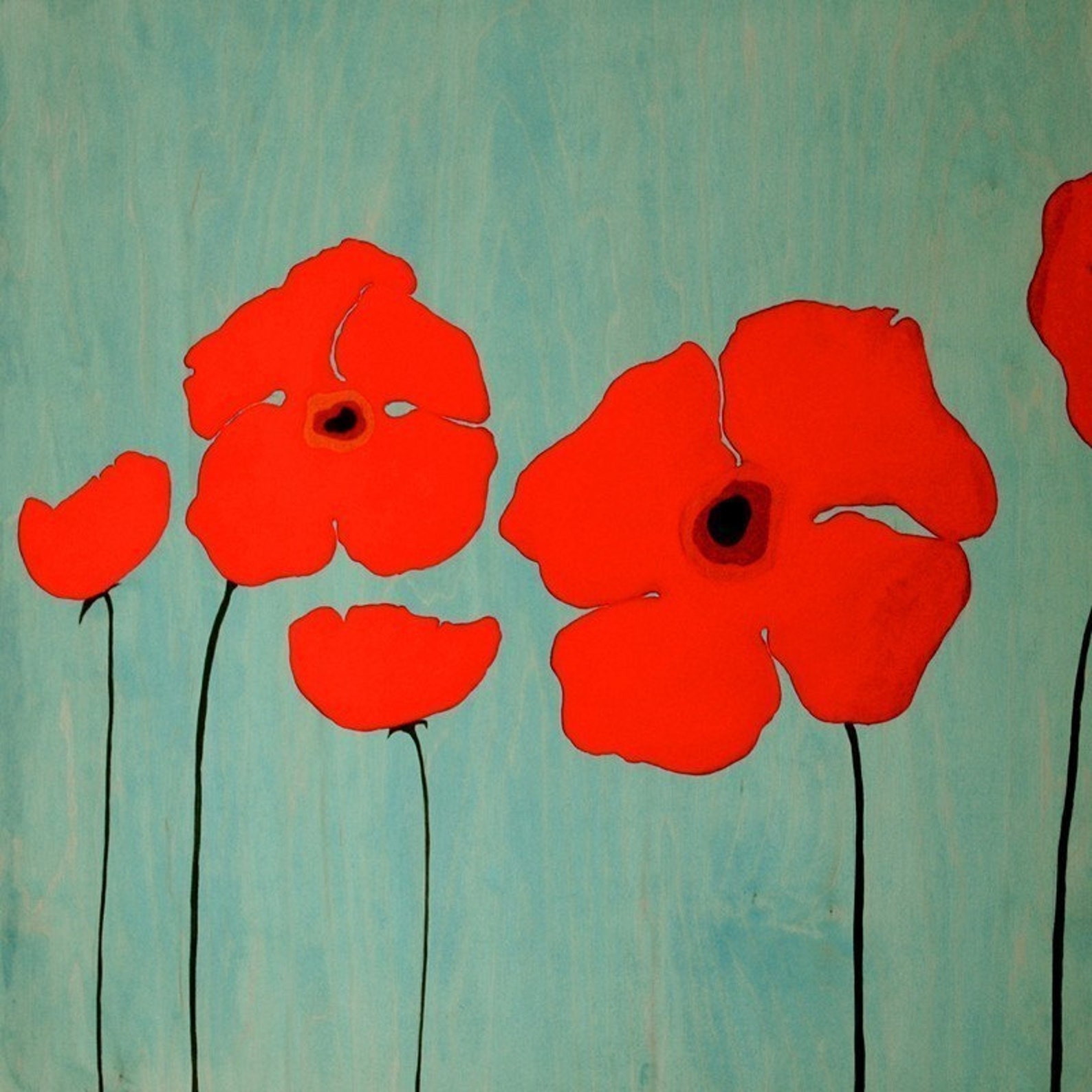 Poppies Art Print | Etsy