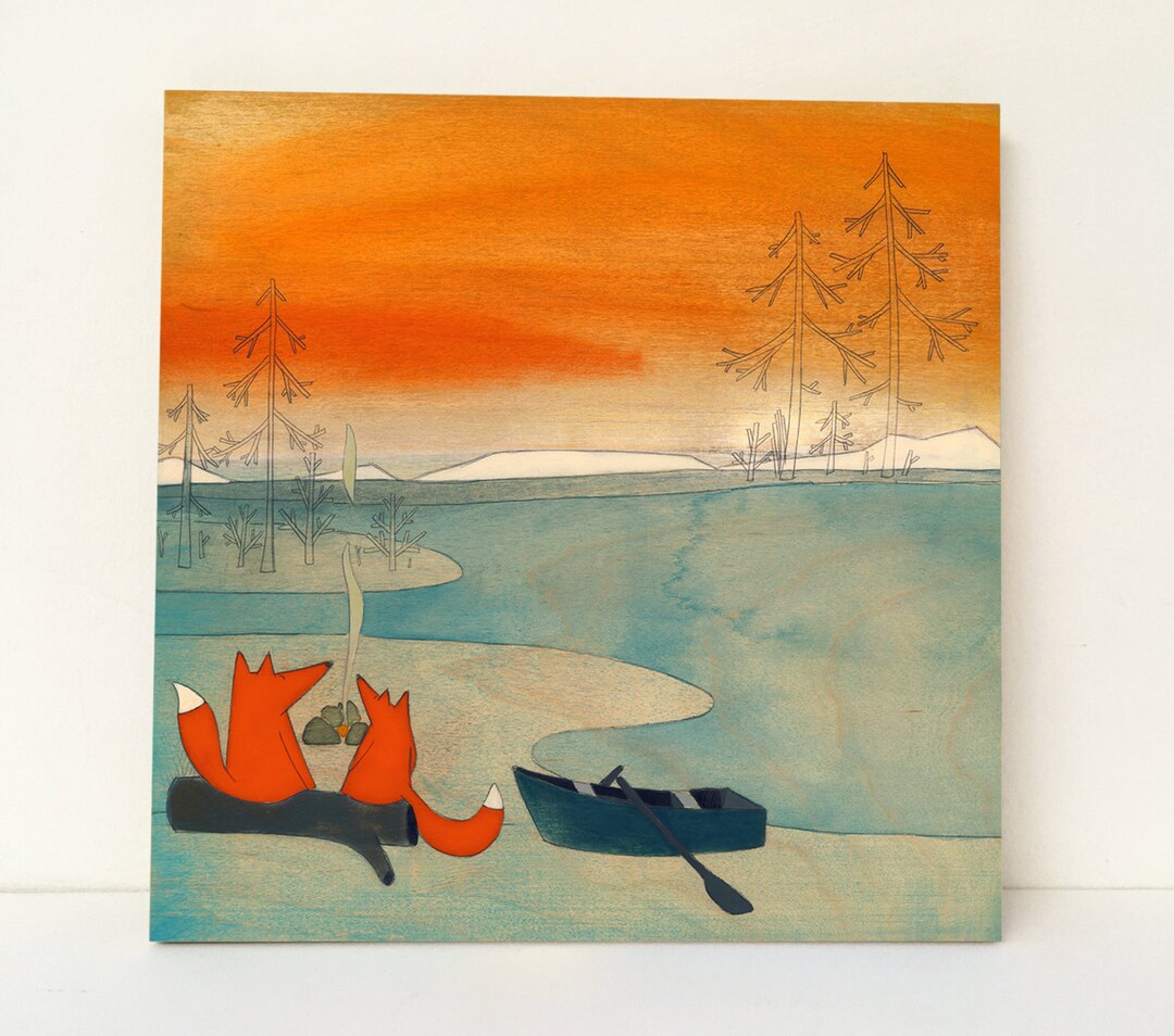 Large 11" X 11" Mounted Print - Stories - Etsy