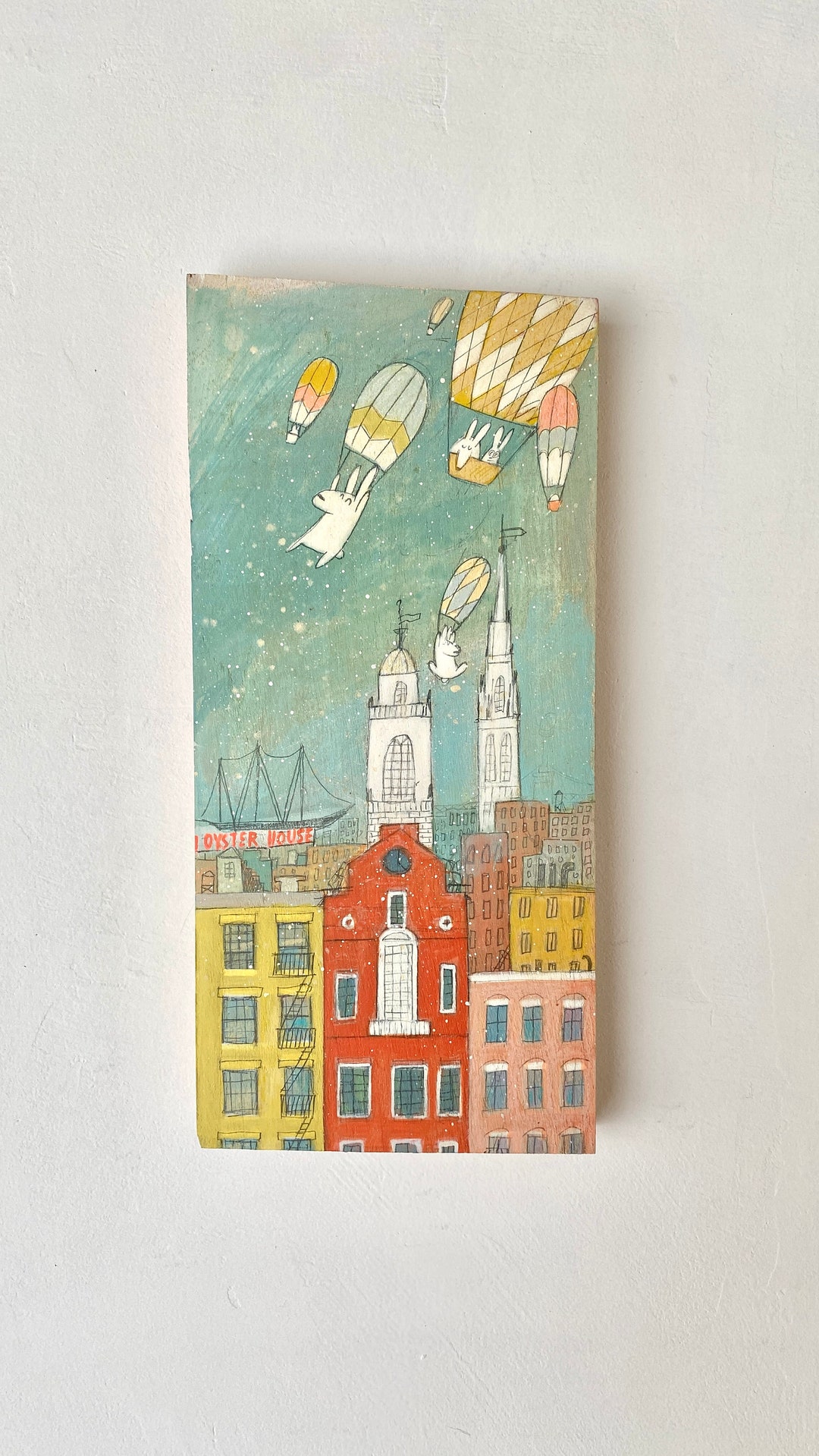 Hand Painted Original Painting - Hello Boston (#435) - Etsy
