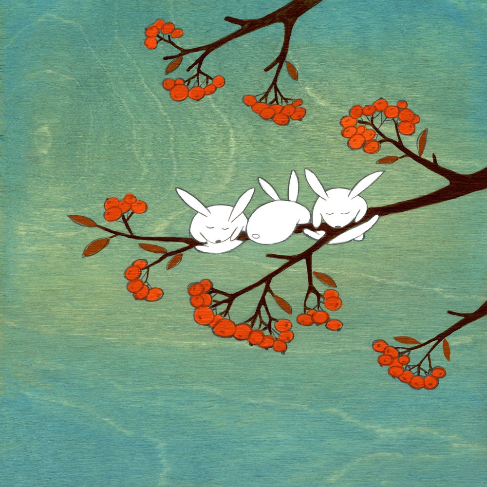 Rowan Tree Art Print | Etsy