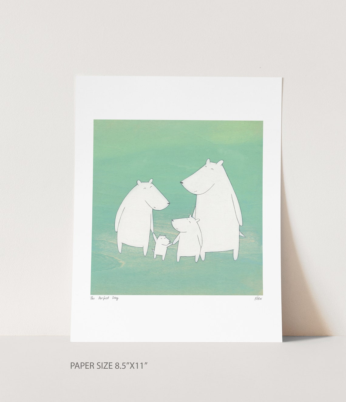 A Perfect Day Art Print - Etsy