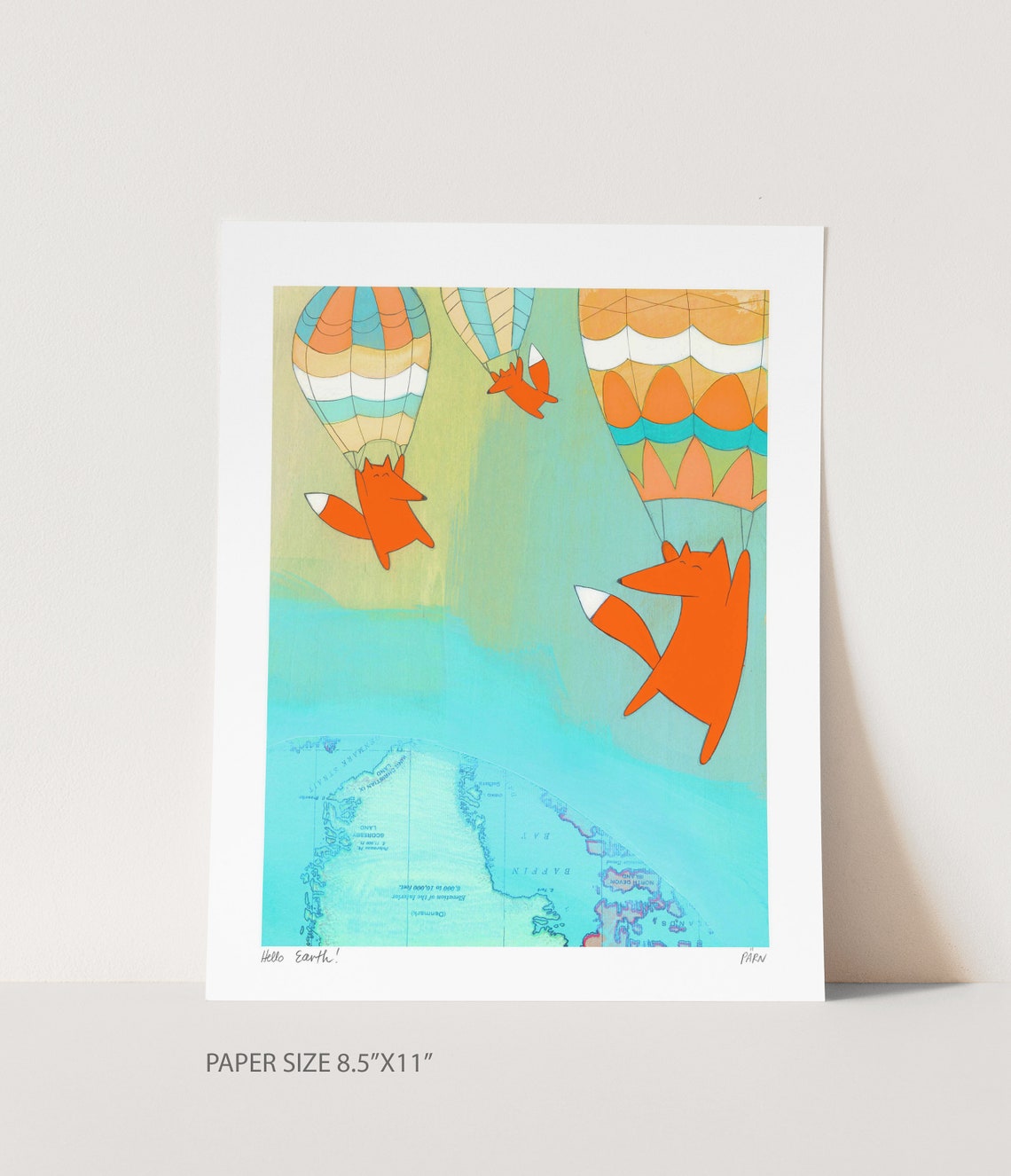 Hello Earth Art Print - Etsy