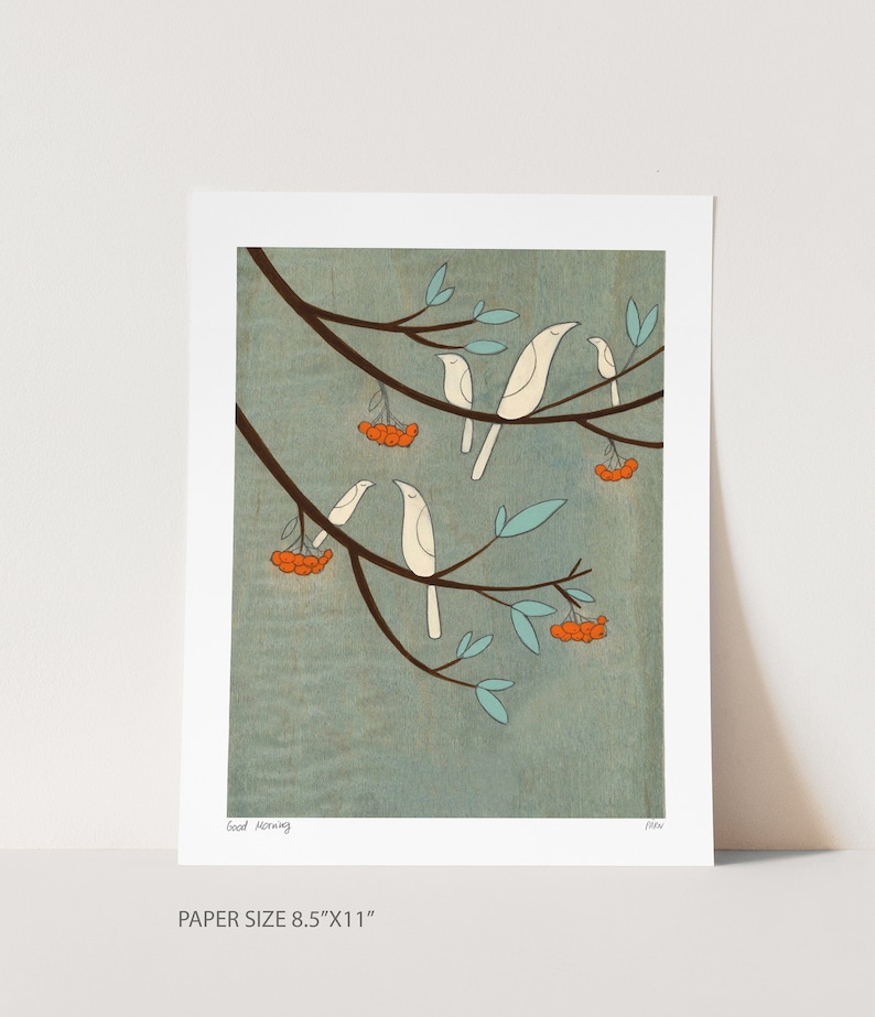 Good Morning Art Print Etsy