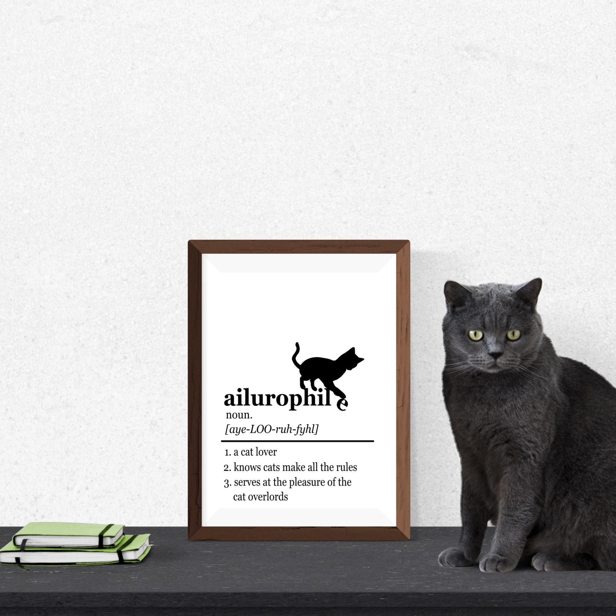 Cat Lover Definition Printable | Ailurophile Definition Printable | Cat ...