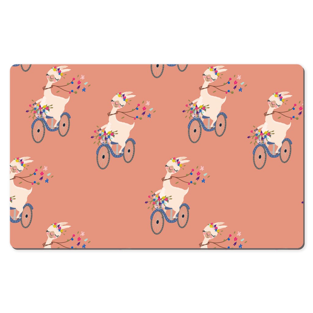 Llama Desk Mat | Llama Fun Desk Mat | Cute Desk Mat | Llama Desk Decor ...