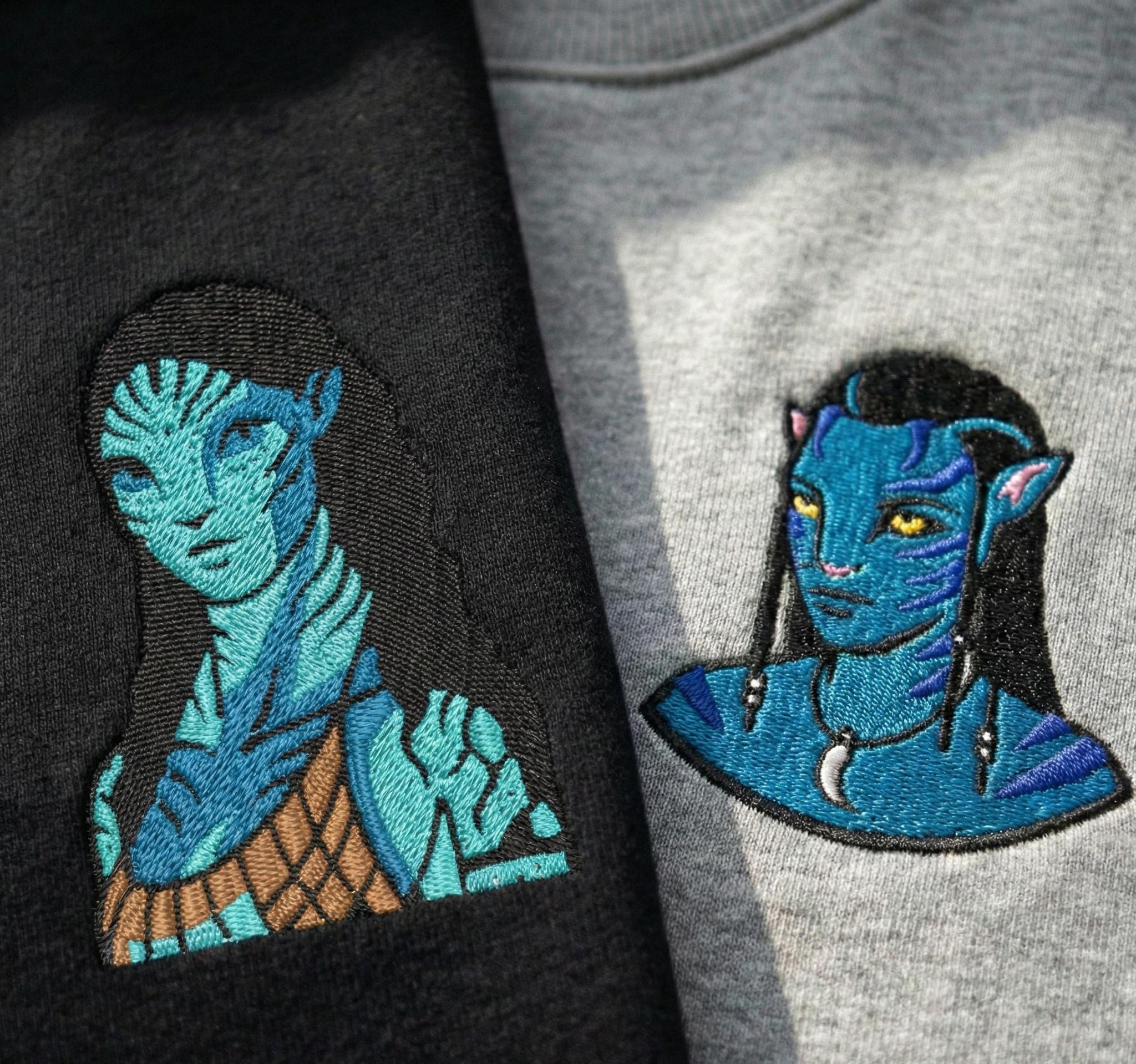 Lo'ak X Tsireya Avatar Couple Matching Sweater, Custom Love Story ...