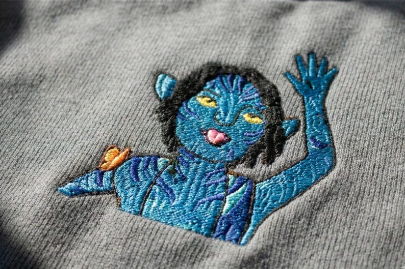 Tuktirey Avatar Embroidered Sweater – Sully Family Baby Tuk Merch - Etsy