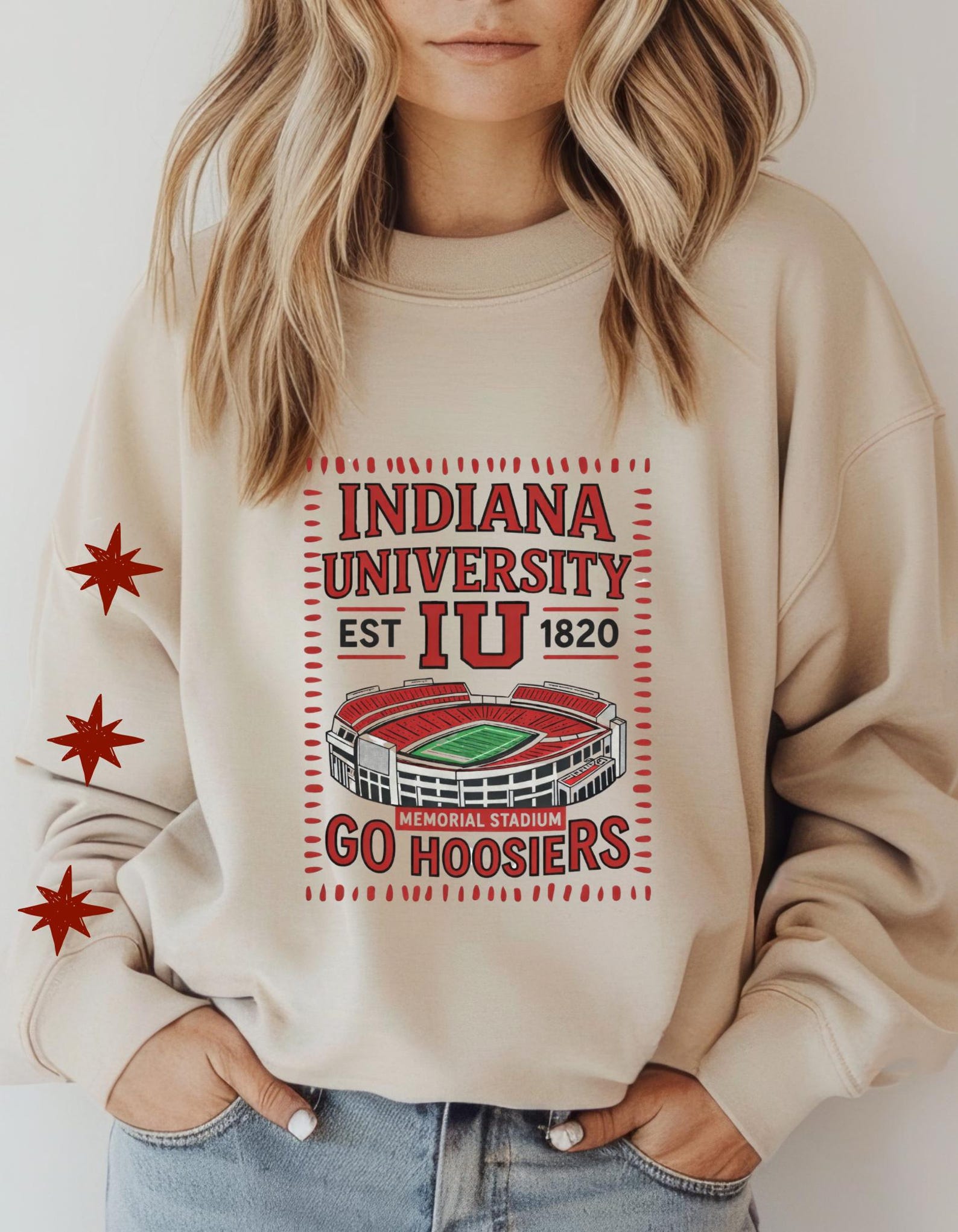 Indiana Hoosiers Sweatshirt | IU Game Day Crewneck | Memorial Stadium ...