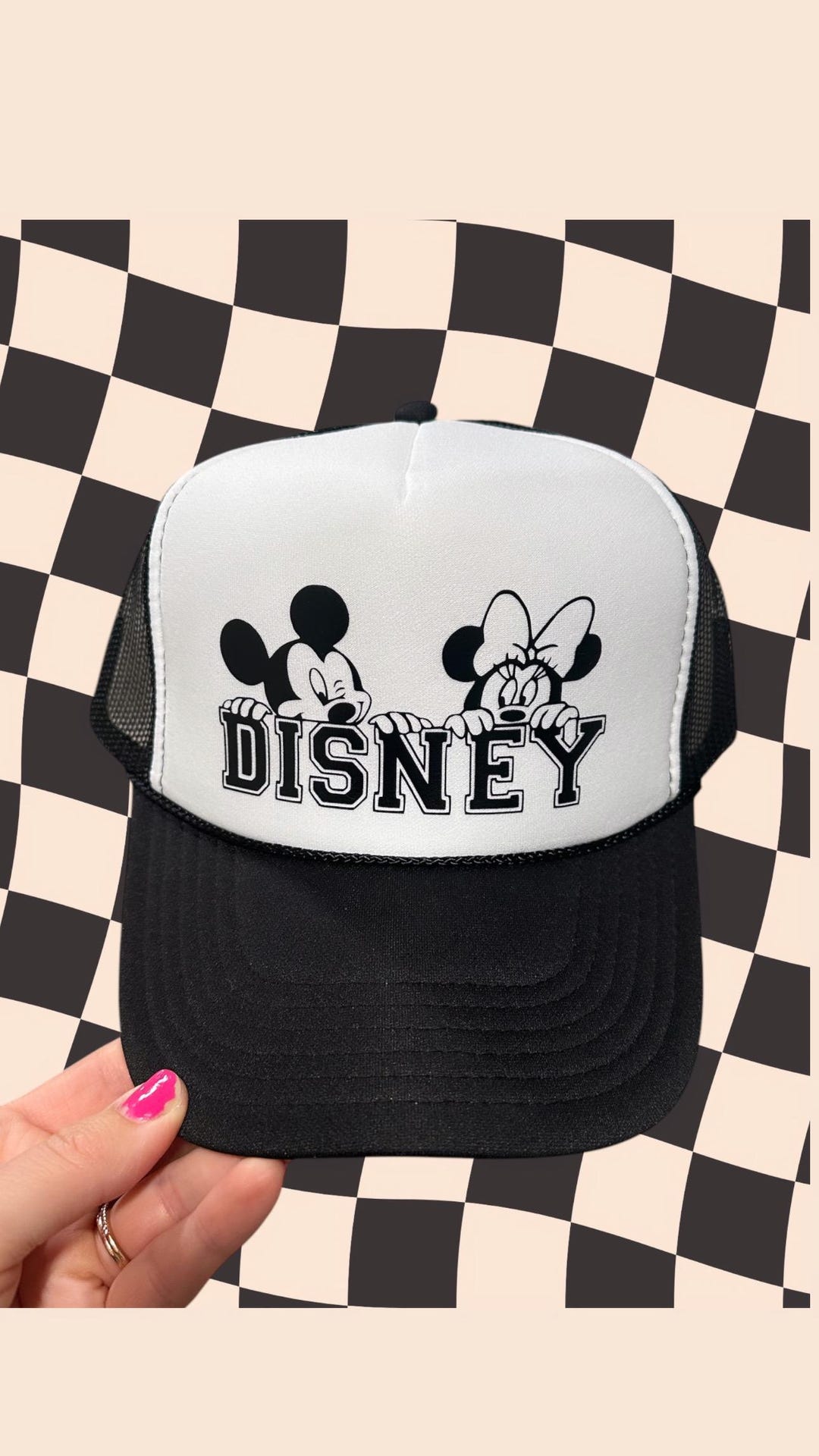 Disney Trucker Hat. Kids Trucker Hat. Disneyland. Disneyworld. Minnie ...