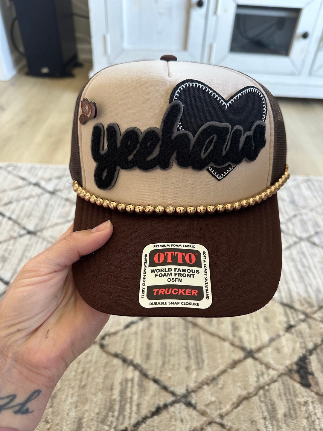 Yeehaw Trucker Hat With Pin - Etsy