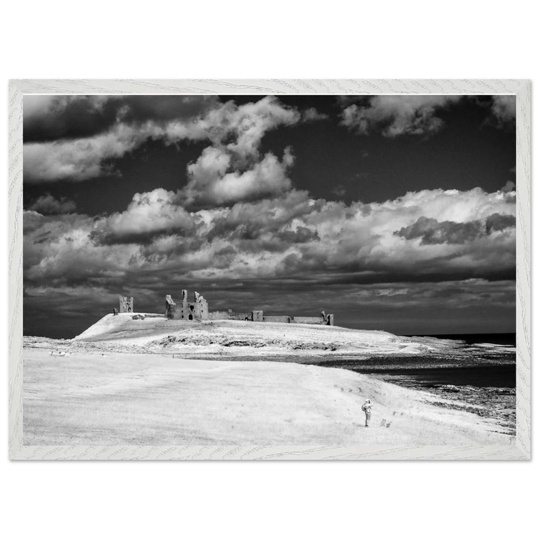 Framed Dunstanburgh Castle Print, Black and White Fine Art - Etsy