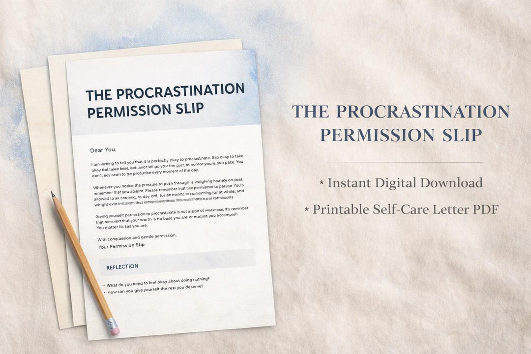 Procrastination Authorization Letter – Doing It Tomorrow is OK | Funny ...
