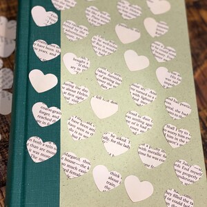 100 Pieces Vintage Book Page Confetti Hearts|book Page Table Scatter ...