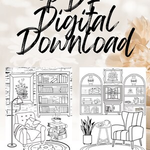 Cozy Coloring Pages for Book Lovers|inviting Coloring Pages for Reading ...