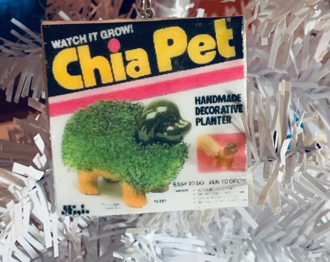 NEW the ORIGINAL Chia Pet Planter Polymer Clay Junk Food Christmas ...