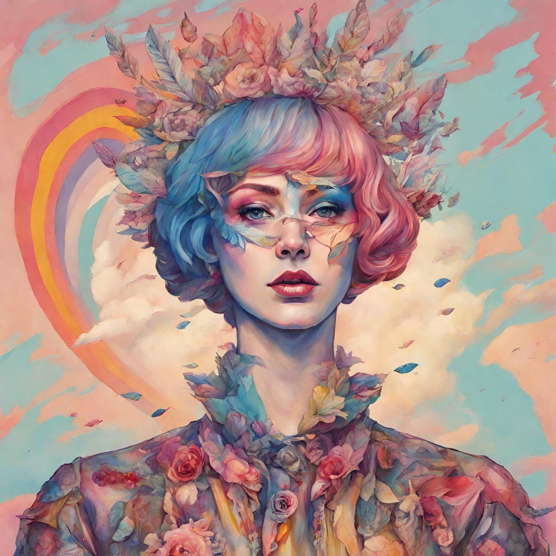 AI Art, LGBTQ, Trans Rights, Pansexual, Artist, They/them, Trans, Gay ...