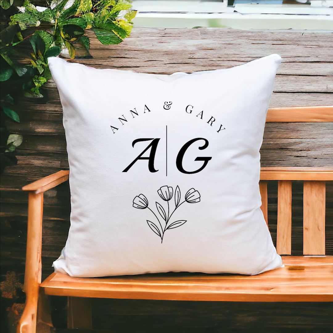 Custom Couple Pillow, Custom Wedding Pillow, Personalized Pillow ...