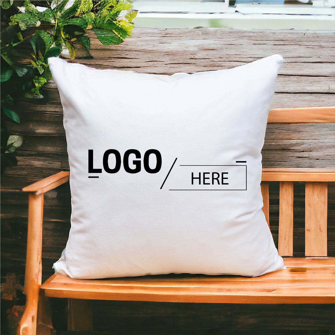 Custom Logo Pillow, Personalized Logo Pillow, Business Logo Pillow ...