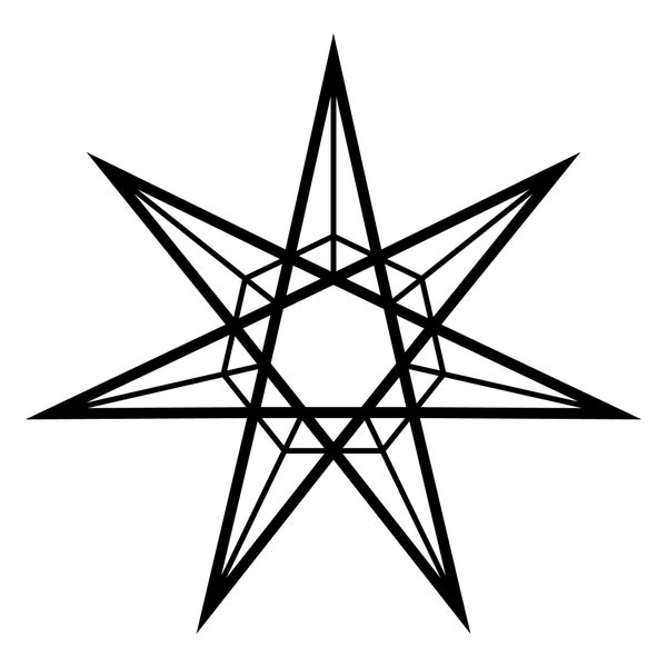 Seven Pointed Star - Etsy