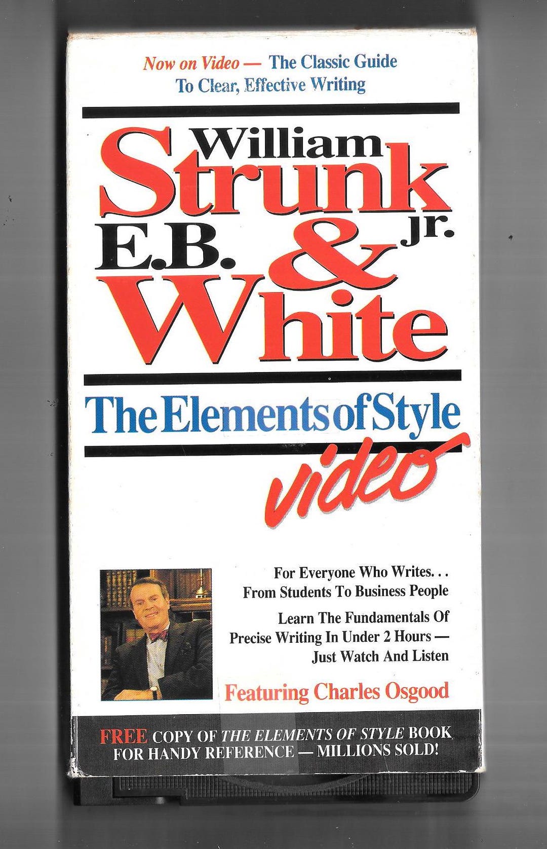 Strunk and White the Elements of Style Video 1992 Macmillian VHS Non ...