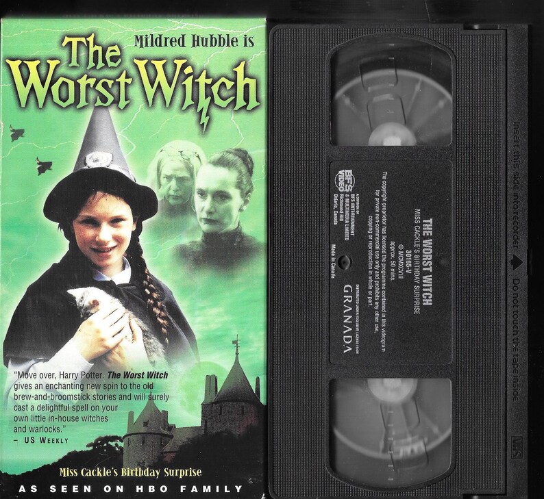 The Worst Witch 3 VHS Set W/case 2001 Plays Great! - Etsy