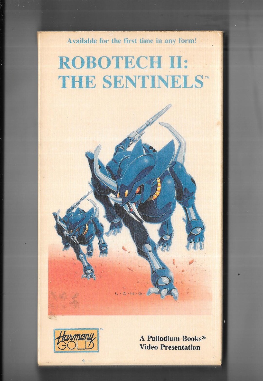 VHS Robotech 2 the Sentinels 1986 Harmony Gold/palladium Books Video ...
