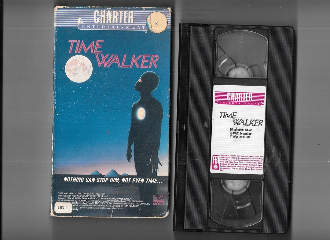 Time Walker (1982) VHS Charter Entertainment. Ex Rental. Tape Plays ...