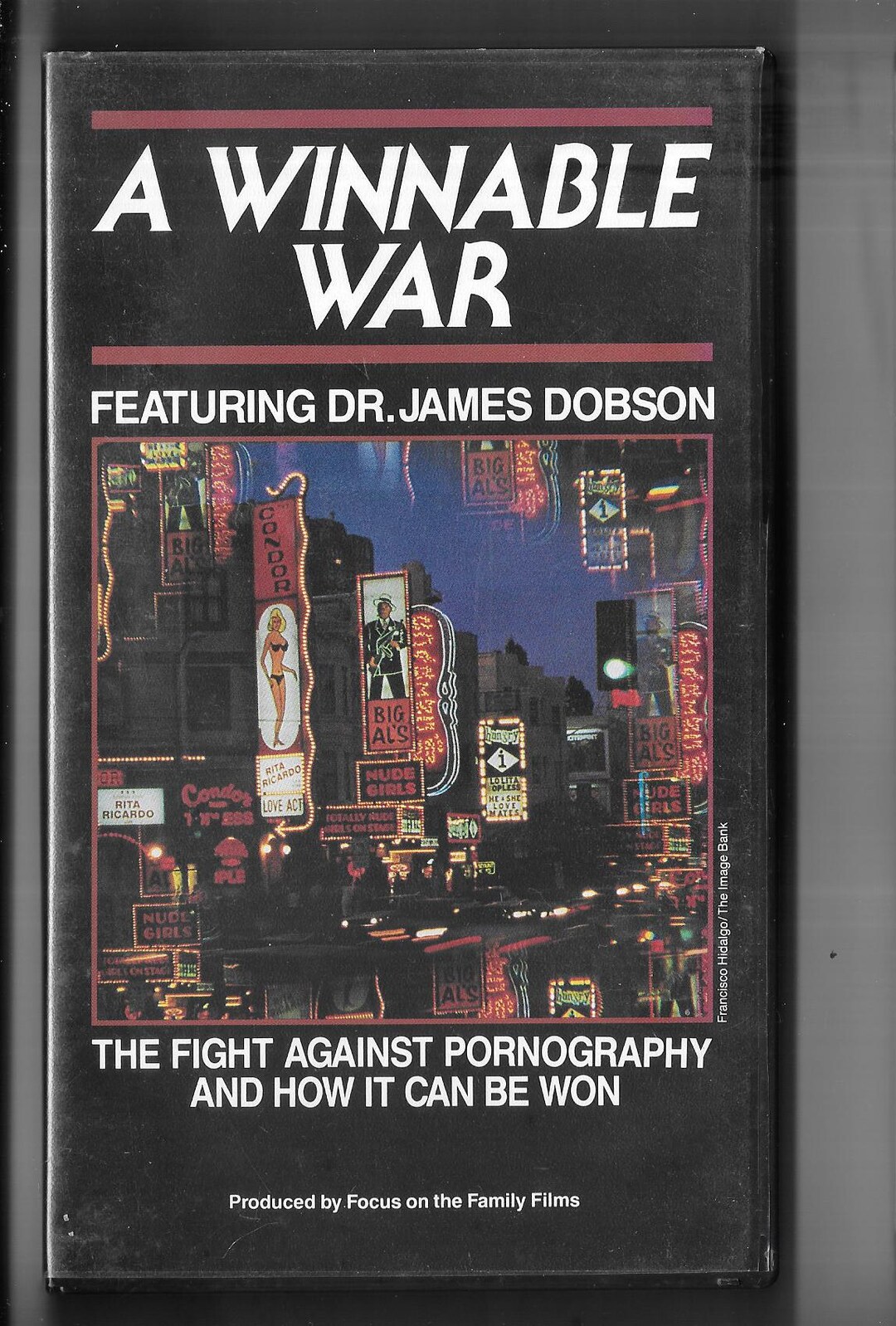 VHS A Winnable War 1987 Focus on the Family Non Rental Hard Case. Tape ...