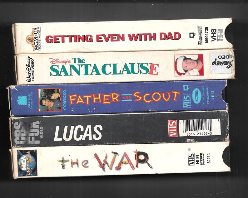 Lot of 5 Family VHS the War, Lucas, Father and Scout. Getting Even With ...