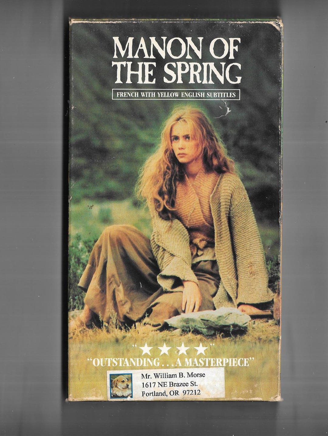 Manon of the Spring 1987 Orion Pictures 1988 Non Rental VHS W/owner ...