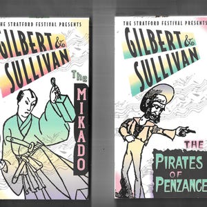 Gilbert and Sullivan 3 VHS Tapes W/case 1998 Cbc/acorn Media Cases ...