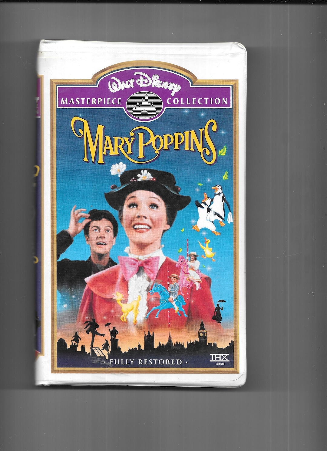 Mary Poppins VHS W/clam Case Disney Masterpiece Collection 1996 Non Rental Plays Great - Etsy