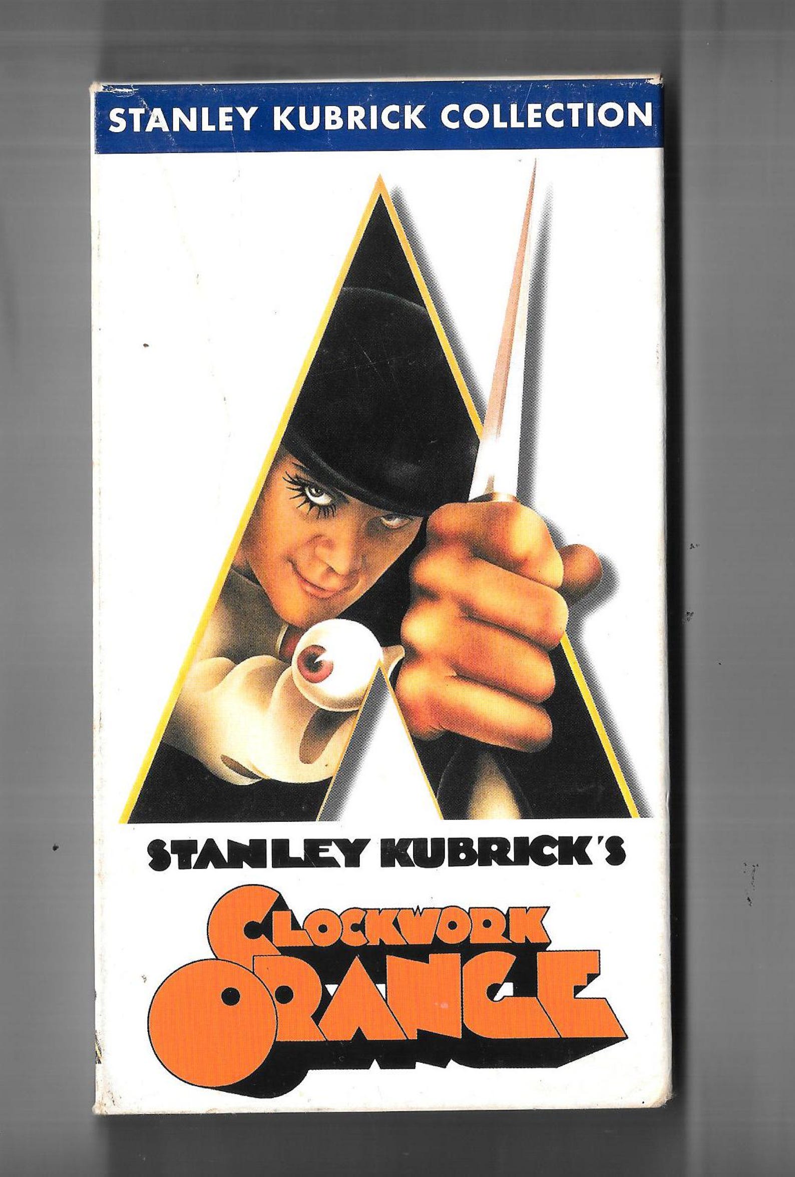 VTG VHS A Clockwork Orange 1971 Warner Bros. 1999 Non Rental Tape Plays ...