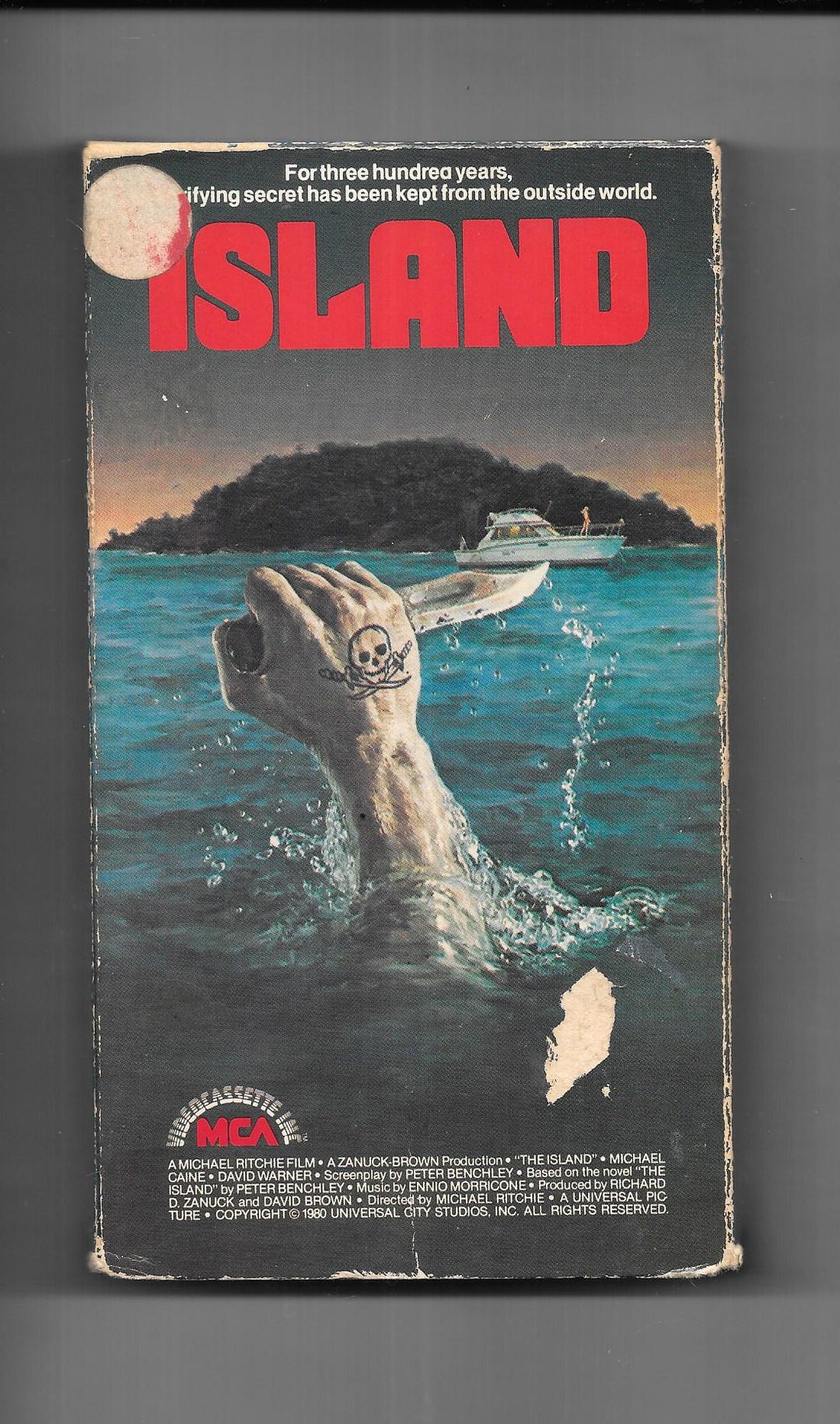 VHS the Island 1980 MCA 1987 Case Acceptable. Dolby Surround Ex Rental ...