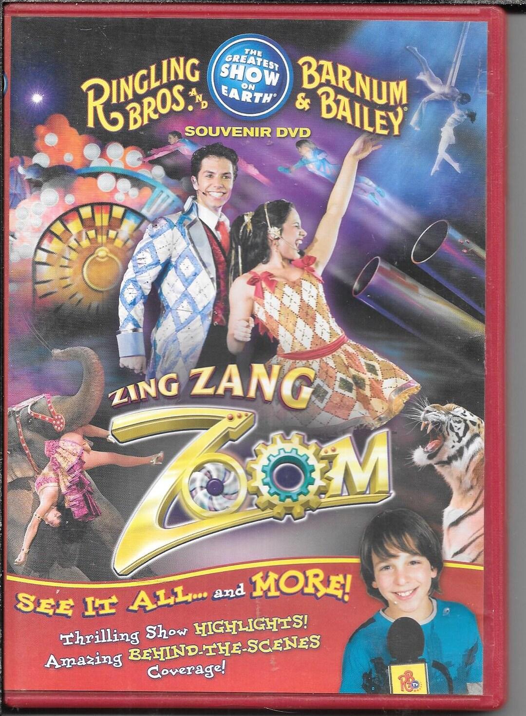 Zing Zang Zoom DVD Ringling Bros. and Barnum and Bailey Looks, Plays ...
