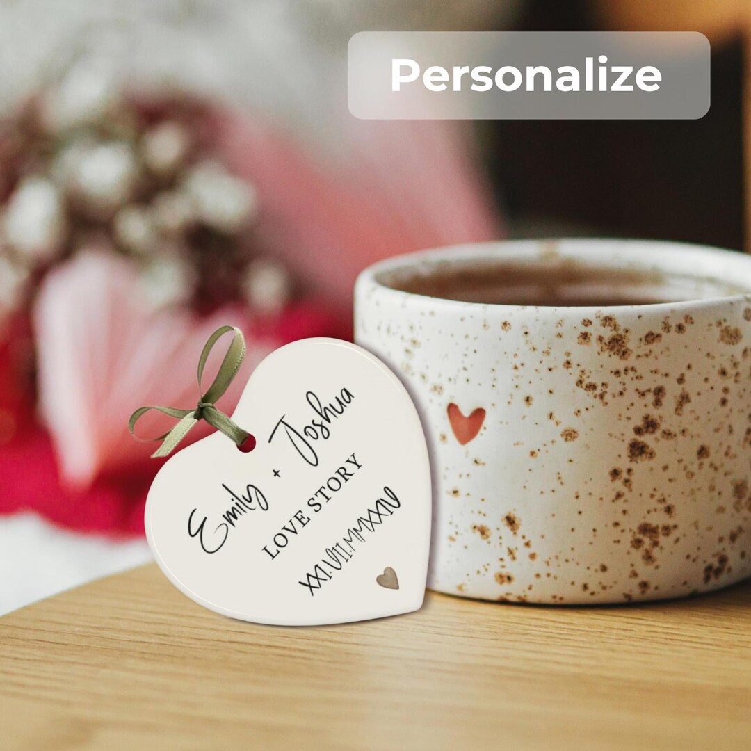 Custom First Date Gift, Couple Name Gift, Newly Engaged Friends ...