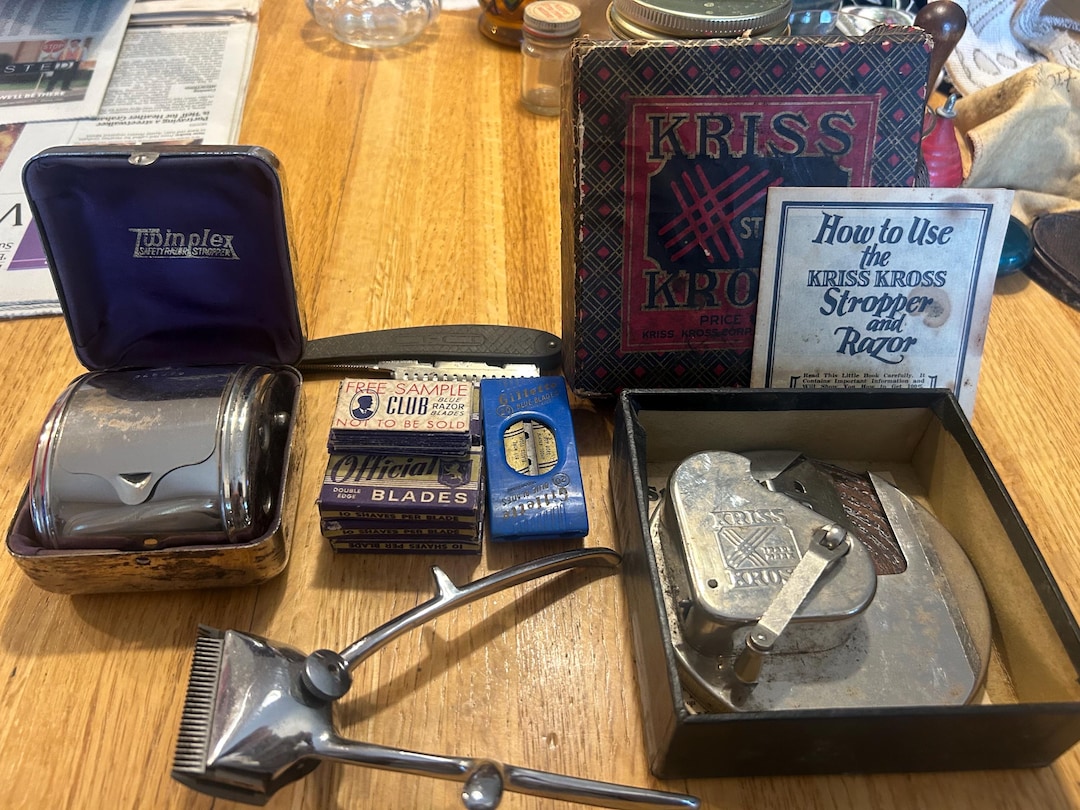 Vintage Barber Shop Antique Barber Shop Memorabilia Barber Tool Barber ...