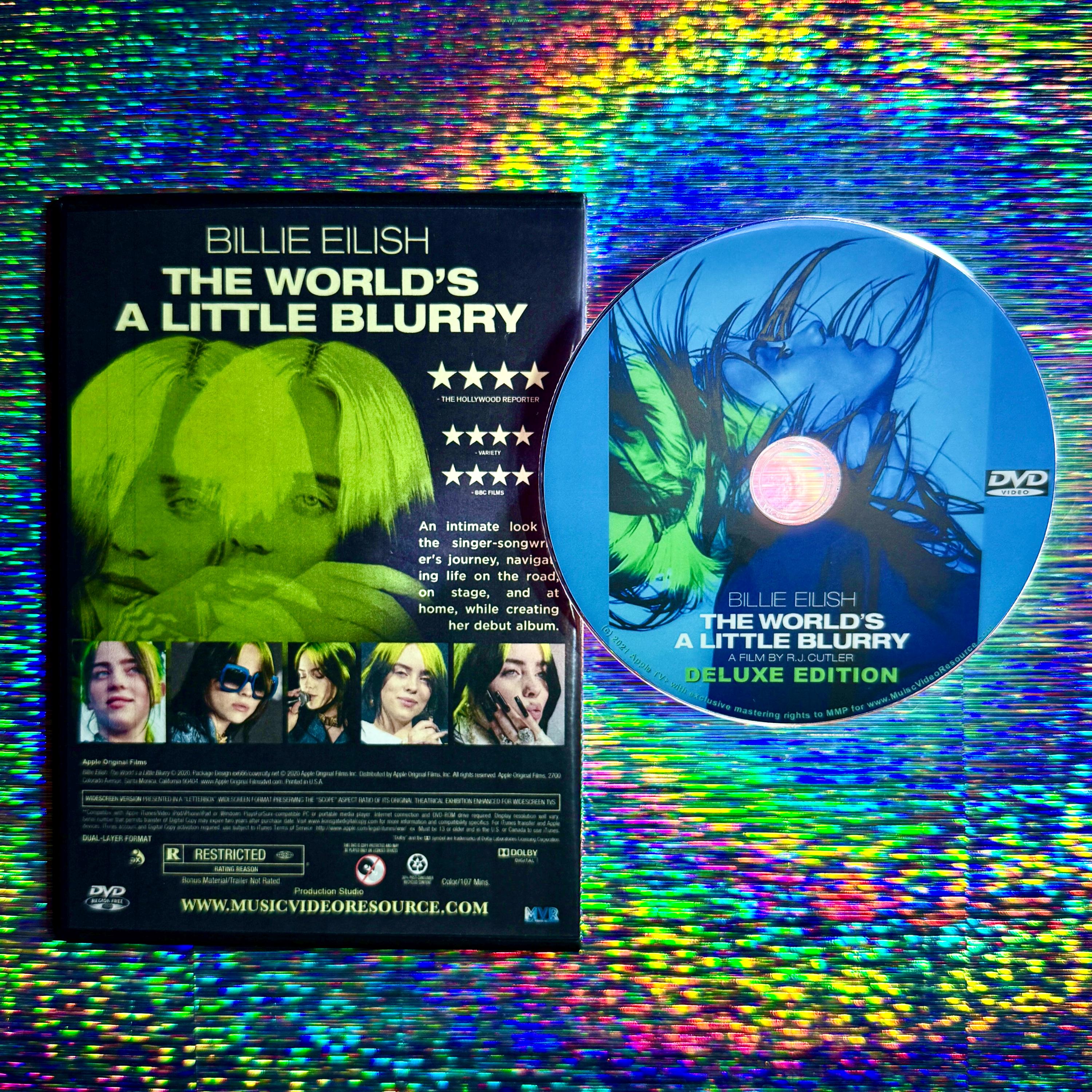 Billie Eilish the World's A Little Blurry Deluxe Edition DVD (2021 ...