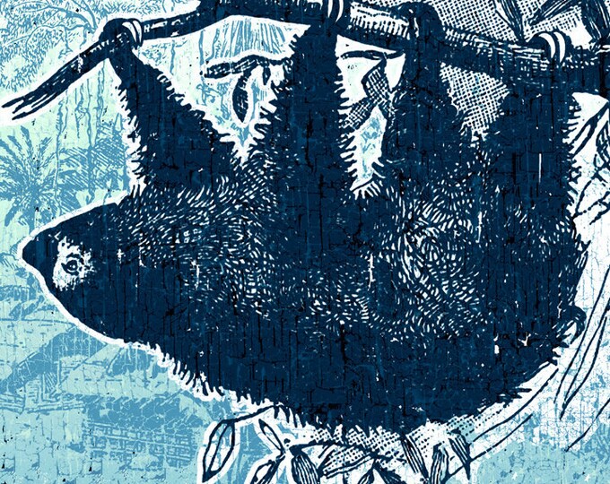 Hang in There Sloth Motivational Successories Slogan Sloth - Etsy