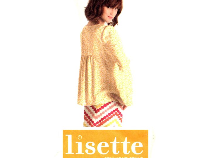 Lisette Continental Pattern Uncut Multisize 6-14 Bust 30.5-36 Lisette Blouse, Skirt and Dress ...