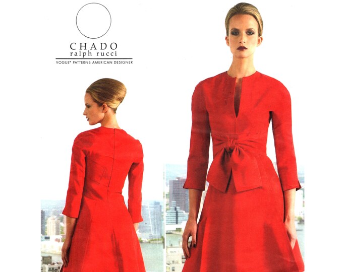 Loose Dress Pattern Uncut Vogue Original Sandra Betzina Multisize Bust ...
