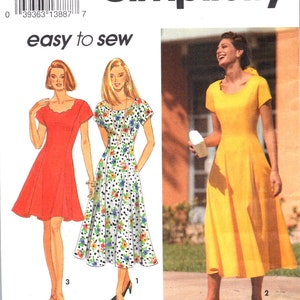 Dress Pattern Uncut 90s Sundress Pattern Pattern Multi Size 12-16 Bust ...