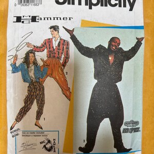 Official MC Hammer Pants Pattern Complete Low Crotch Unisex - Etsy