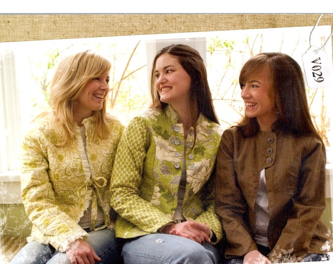 Mandarin Jacket Pattern Uncut Princess Seam Jacket Multisize 4-22 Bust ...